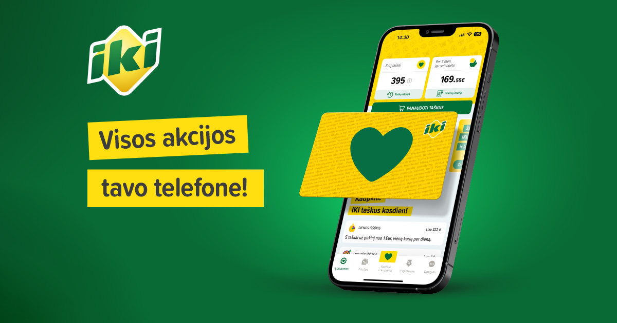 IKI savaitgalio akcijos ir pasiūlymai | IKI. Arčiau Tavęs!