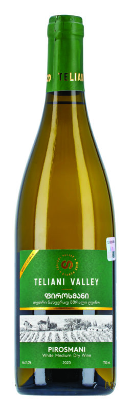 PUSIAU SAUSAS TELIANI VALLEY PIROSMANI WHITE, 0,75 l | IKI. Arčiau Tavęs!