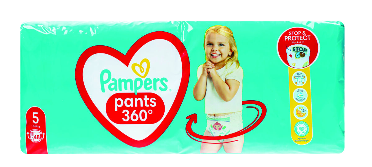 Sauskelnės PAMPERS PANTS Jumbo pack, 5 dydis 12-17 kg | IKI. Arčiau Tavęs!